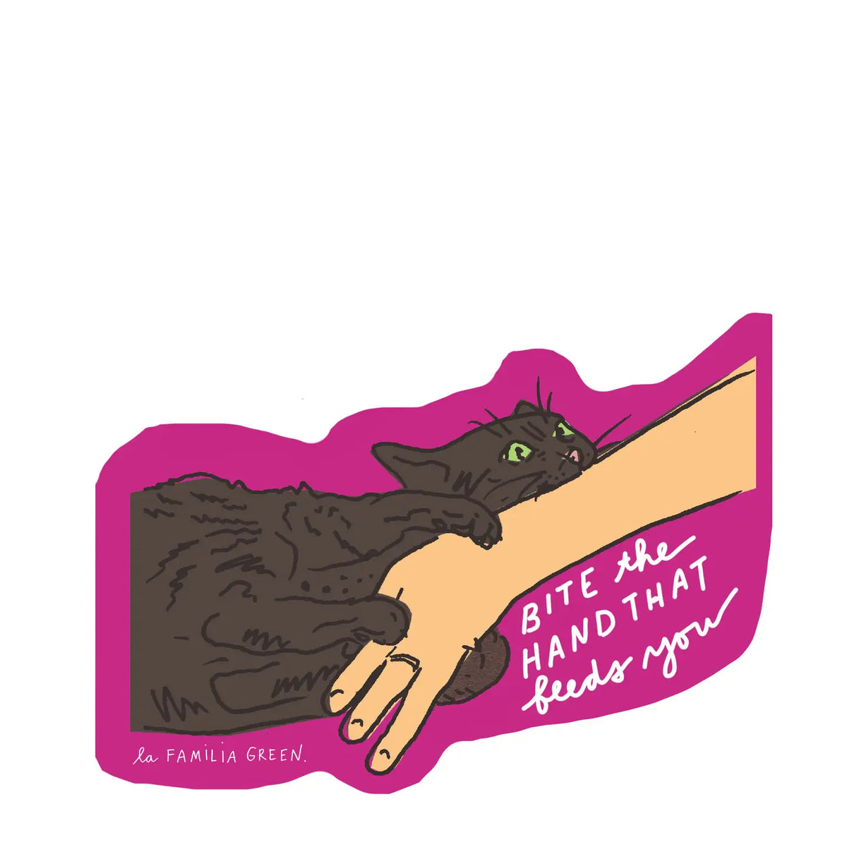 Sticker - Cat Bite – Indio Durham