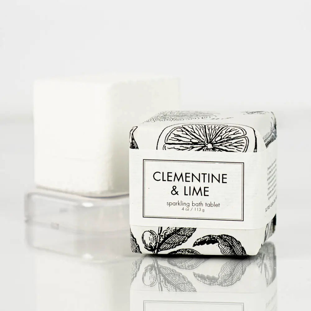 Clementine & Lime Sparkling Bath Tablet, 8oz – Indio