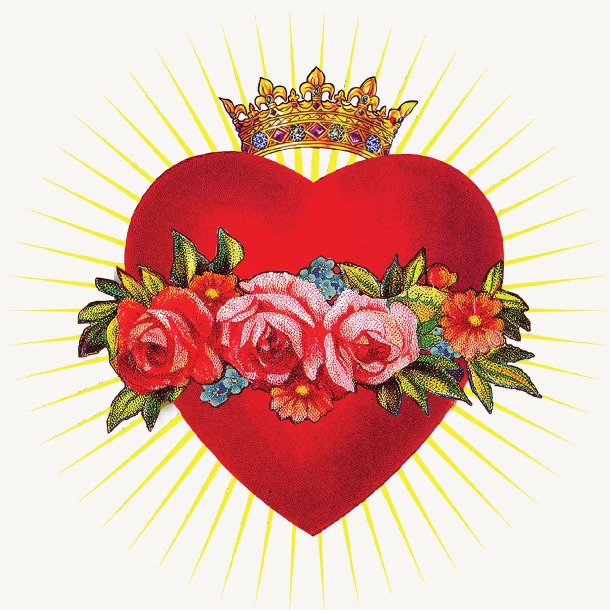 Crown Heart Valentine Card – Indio
