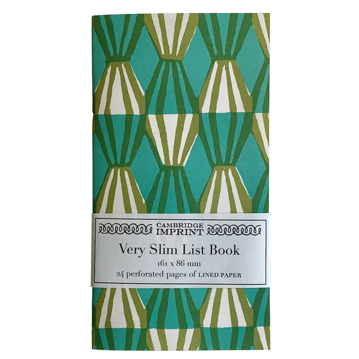 Slim List Book, Threadwork – Indio